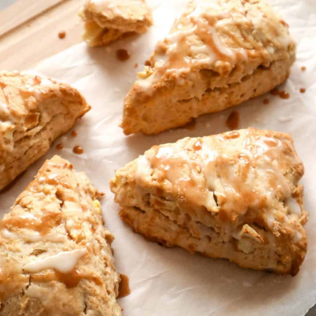 Easy Cinnamon Scones Recipe with Apple + Variations - Nutmeg and Vinegar